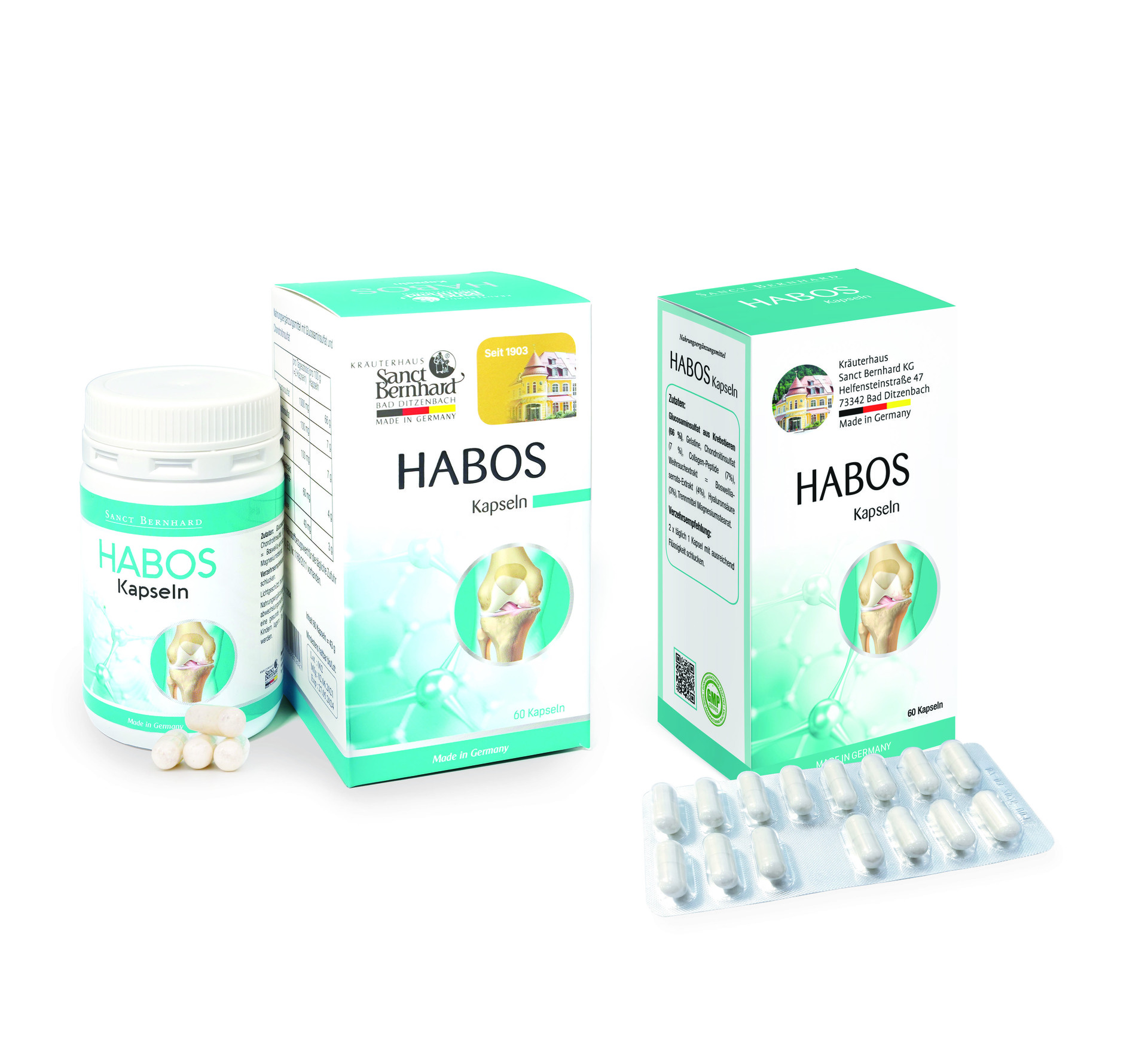 HABOS VỈ 60 VIÊN - TĂNG CƯỜNG SỨC MẠNH XƯƠNG KHỚP