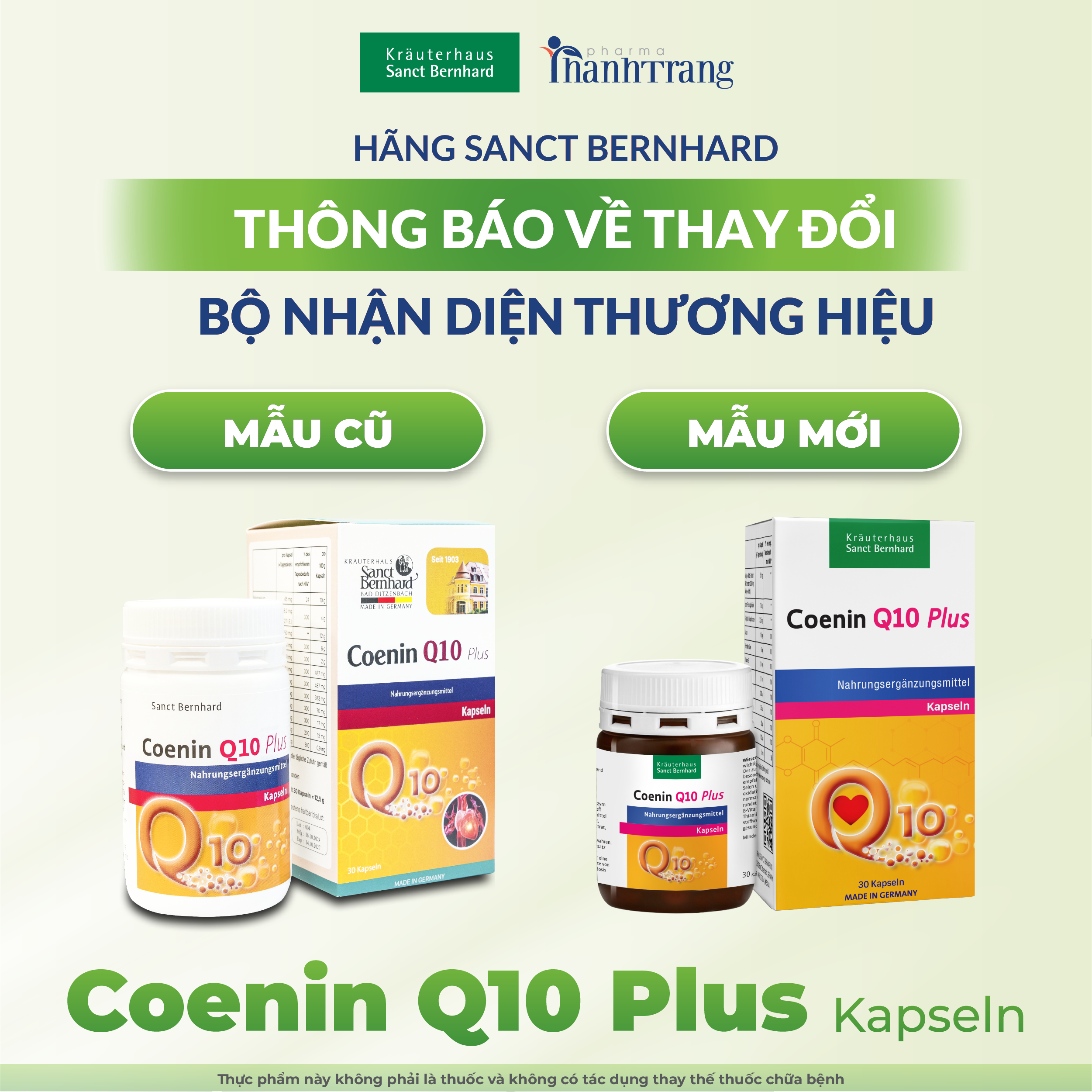 Viên nang Coenin Q10 Plus - Hỗ trợ tăng cường sức khỏe cho tim mạch
