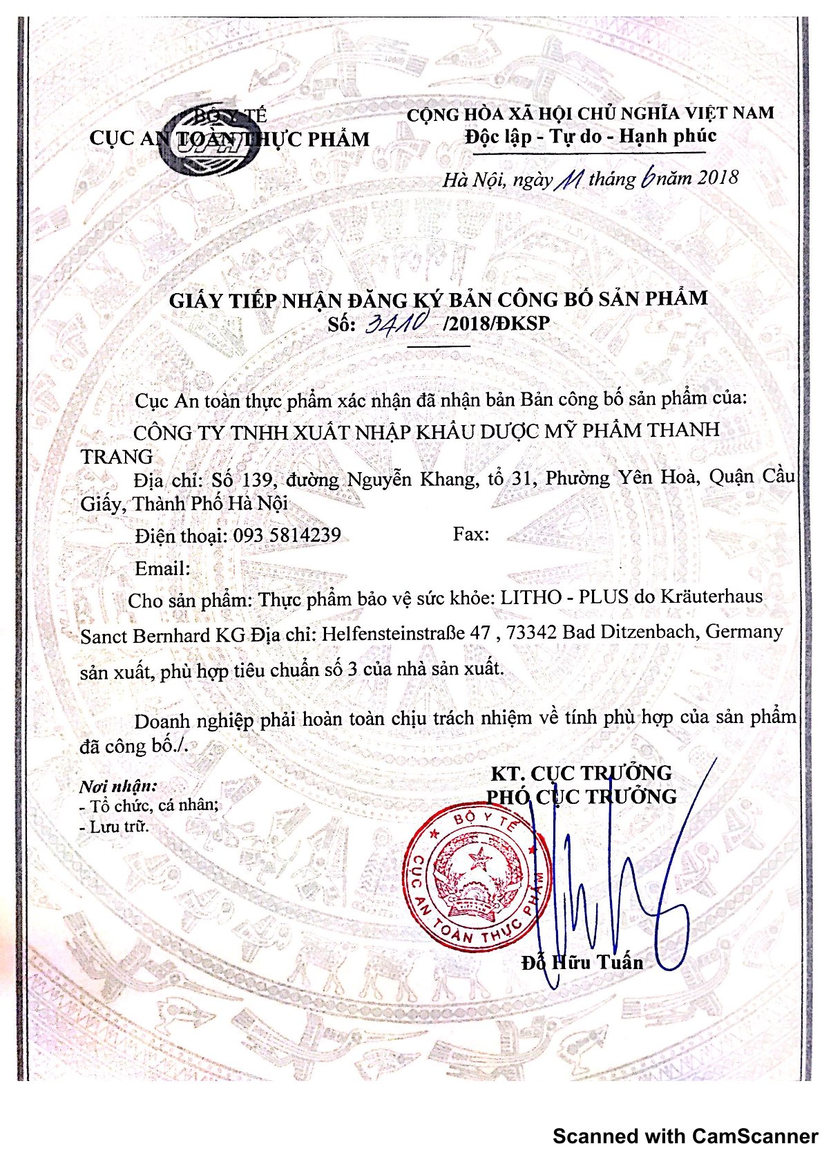 CANXI LITHO PLUS - Viên uống canxi chính hãng từ thương hiệu Sanct ...